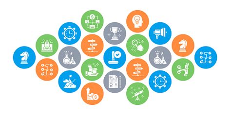 컨셉 벡터 디자인을 시작합니다 시간 관리 아이디어 생성 프리젠 테이션 일러스트레이션 웹 배너 레이아웃 템플릿입니다 개념에 대한 스톡 벡터 아트 및 기타 이미지 Istock