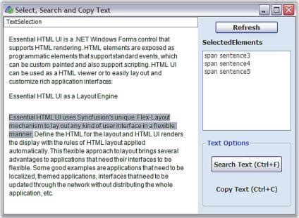 Text Selection In Windows Forms Html Viewer Control Syncfusion
