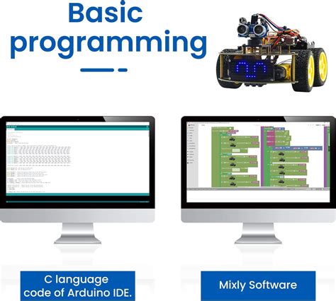 Smart Car Robot4wd Programmable Diy Starter Kit For Arduino For Uno R3