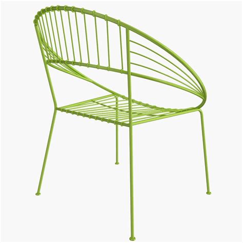 둥근 금속 의자 3d 모델 10 3ds Fbx Obj Max Free3d
