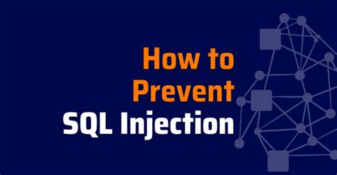 How To Prevent Sql Injection Xygeni