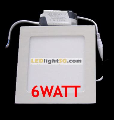 Watt LED Flat Panel Downlight LED Downlights By LED Light SG