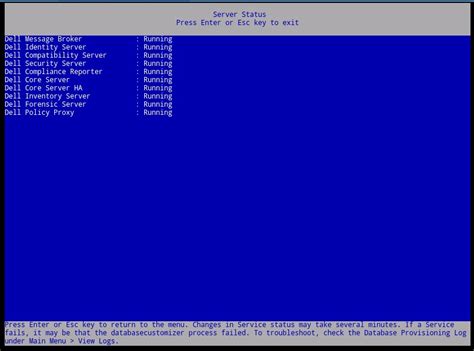 Unable To Start Security Server After Updating The Database Password In Dell Security Management