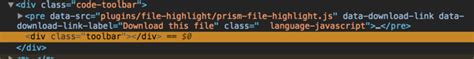 File Highlight Support Adding A Link In Some Corner Of The Code Block For Downloading · Issue