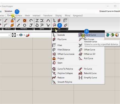 How To Extend A Curve In Grasshopper Hopific