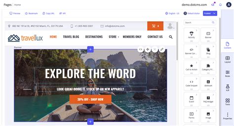 Universal Visual Editor Dotcms
