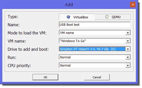 Virtualbox Boot From Usb With Write Access 4sysops