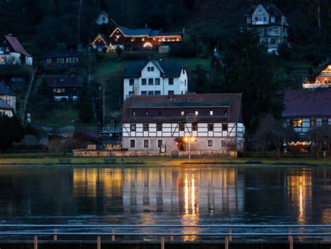 Flood In Wehlen Germany In 2023 Editorial Stock Photo Image Of Dusk