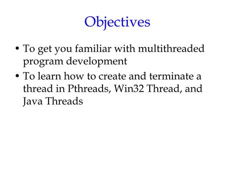 Ppt Exercise 3 Multithreaded Programming Powerpoint Presentation Free Download Id3960463