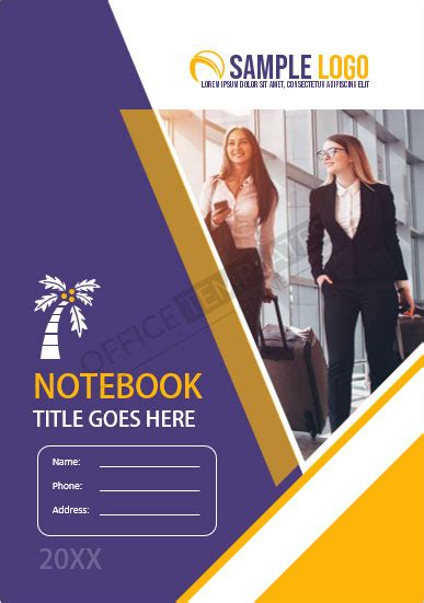 14 FREE Notebook Cover Page Templates In MS Word Format