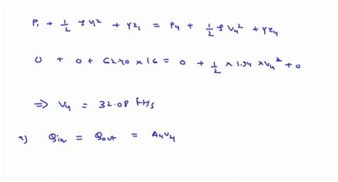 SOLVED Water Flows In The System Shown In Fig P Assume Numerade