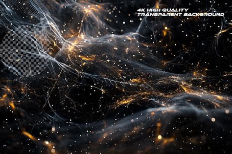 Premium Psd The Cosmic Web Network Of Filaments And Voids On