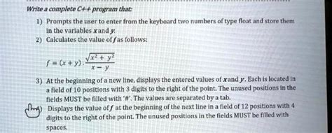 Write A Complete C Program That 1 Prompts The User To Enter From