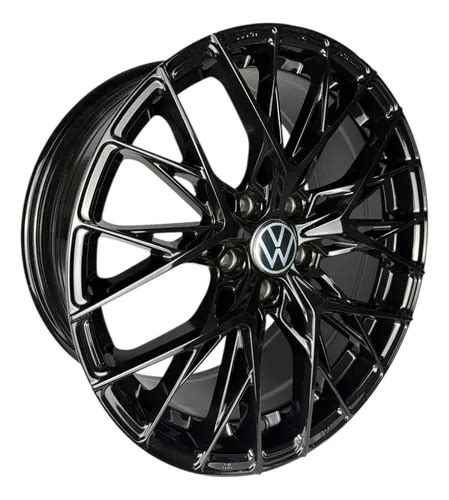 4 Rines 18 5x112 Inforged Negro Vw Jetta Golf Gli Gti Tiguan Negro