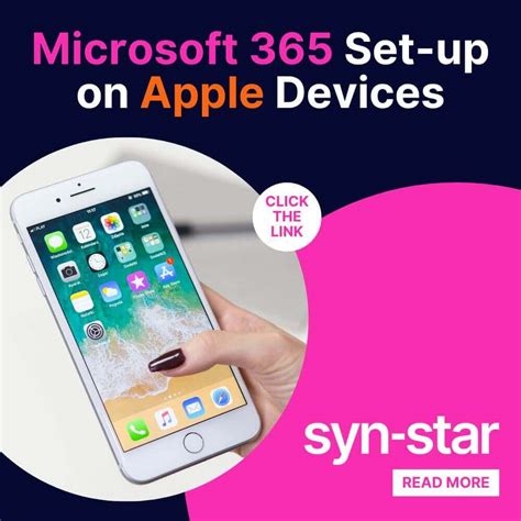 How To Setup Microsoft On Apple Device Syn Star