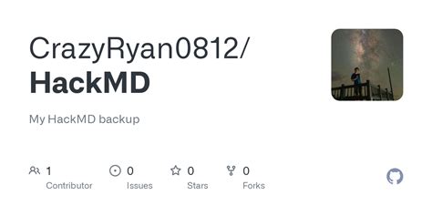Github Crazyryan0812hackmd My Hackmd Backup