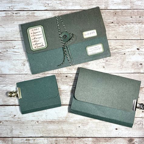 Nigezza Creates Lets Make Mini Document File Folders