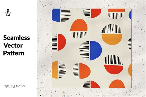Abstract Circles Seamless Pattern Graphic By Northseastudio Creative Fabrica