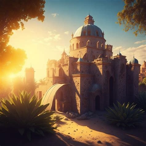 Premium Photo Castle Background