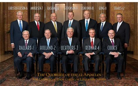 The Quorum Of The 12 Apostles Of The Church Of Jesus Christ Of Latter