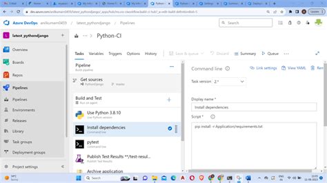 Github Anilkumarn12deploying A Cd Pipeline For A Django Based Python App