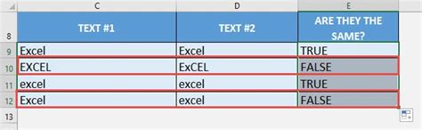 exact formula in excel myexcelonline
