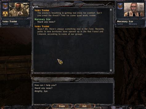 Ai Generated Dialogs Poc Mod For Stalker Clear Sky Moddb