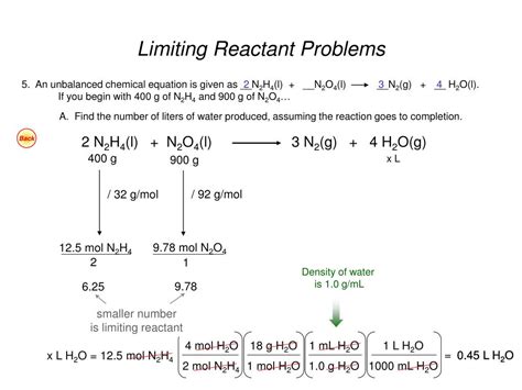 PPT Limiting Reactants PowerPoint Presentation Free Download ID 2956687