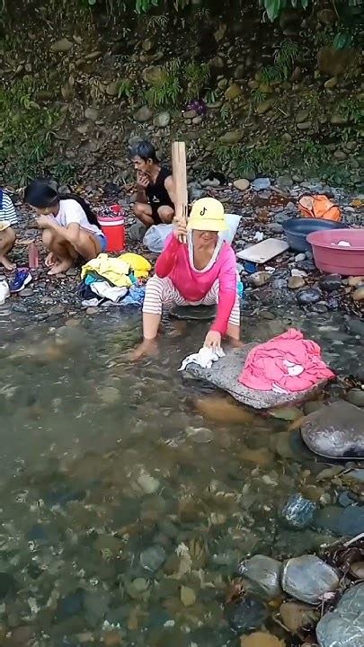 Paano Maglaba S Ilog Satisfying Viral Trending Shorts Youtubeshorts Youtube