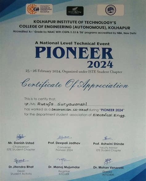 Rutuja Suryawanshi On Linkedin Kitcoek