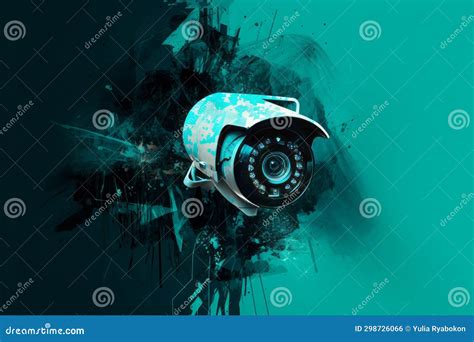 Cyber Spying Hacking And Supervise Eye Symbol On Screen Illustration Royalty Free Cartoon