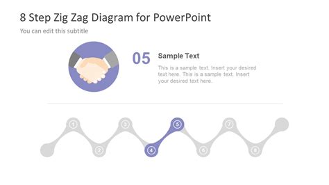 Free 8 Step Zig Zag PowerPoint Diagram Google Slides