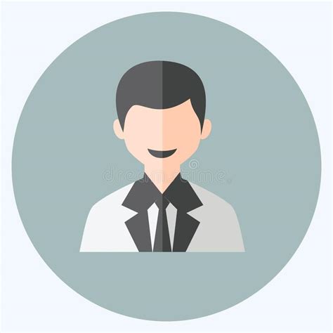 Icon Male User Suitable For Web Interface Symbol Flat Style Simple Design Editable Design