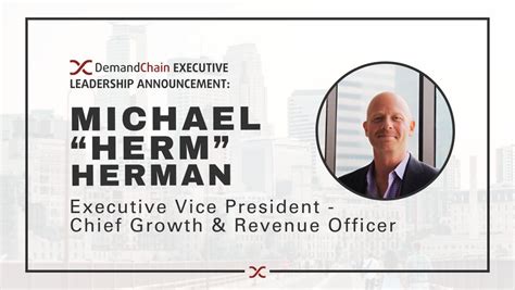 Michael Herman Joins Demand Chain Executive Leadership Announcement