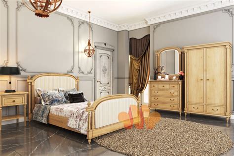 سرویس خواب دخترانه بلوط مبل و میز