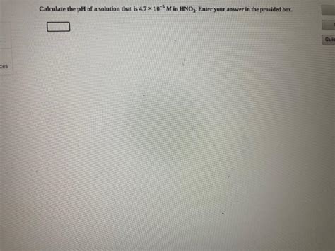 Solved Calculate The PH Of A Solution That Is M In Chegg Com