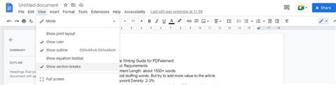 Tutorial Tips How To Delete A Blank Page In Google Docs