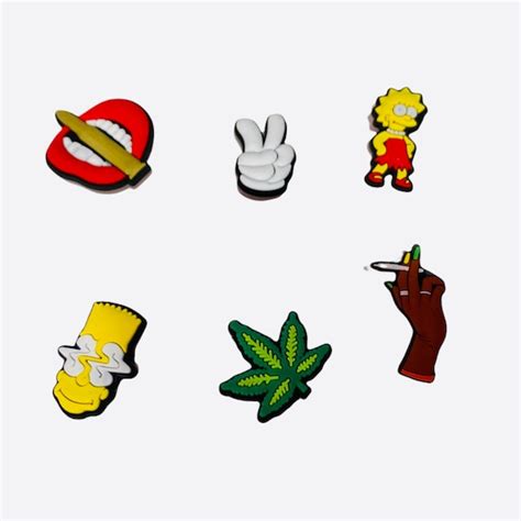 Lisa Simpson Croc Charm Etsy