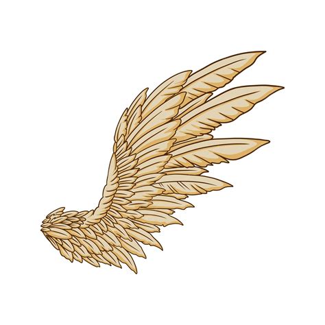 Premium Vector Angel Wings Illustration Detailed Line Art Vector