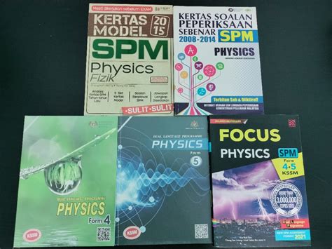 Spm Physics Form Form Textbook And Focus SPM Reference Books And SPM Past Year Hobbies