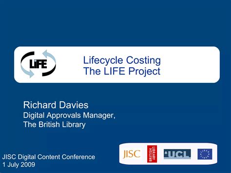 Lifecycle Costing 01 07 09 Ppt