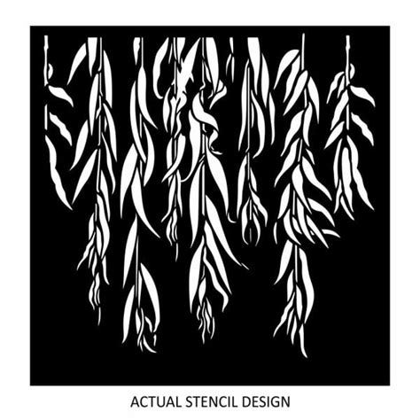 Weeping Willow Wall Stencil Stencil Boutique