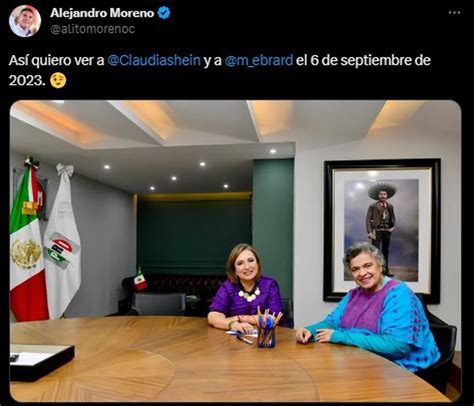 El Reto De Alito Moreno A Marcelo Ebrard Y Claudia Sheinbaum Infobae