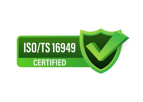 Iso Ts 16949 Certified Badge Icon Certification Stamp Flat Design Vector 29913866 Vector Art
