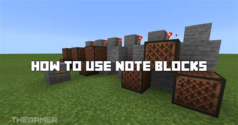 How To Use Redstone With Note Blocks At Randall Starkes Blog