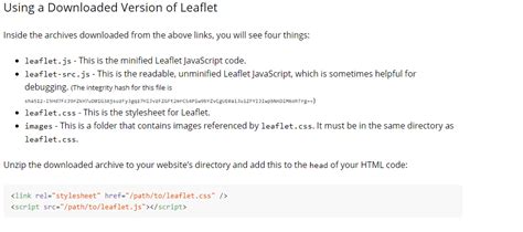 Javascript How To Include Leaflet Library Locally In Project Stack Overflow