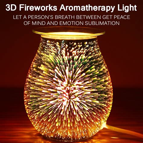 Electric Aromatherapy Lamp 3d Glass Aromatherapy D Vicedeal