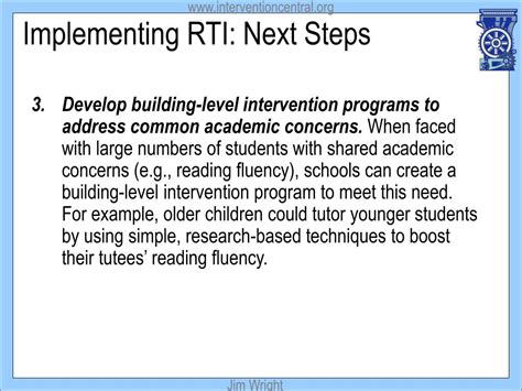 PPT Implementing The RTI Model Next Steps For Babes PowerPoint Presentation ID