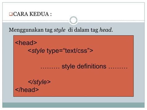 Pengenalan Css Ppt