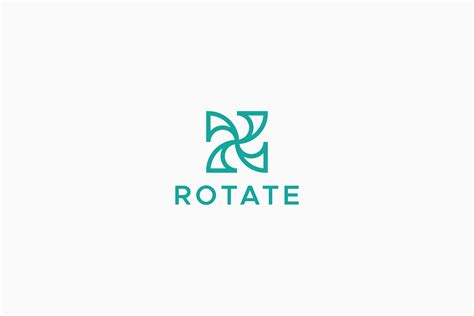 Rotate Logo Abstract Letter R Symbol Graphic By Captoro · Creative Fabrica